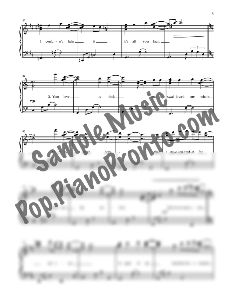 Head Over Feet (Intermediate: Lyrical Version) By Alanis Morissette - F.M. Sheet Music - Pop ...